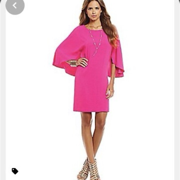 Gianni Bini | Dresses | Gianni Bini Vibrant Pink Asymmetrical Dress ...